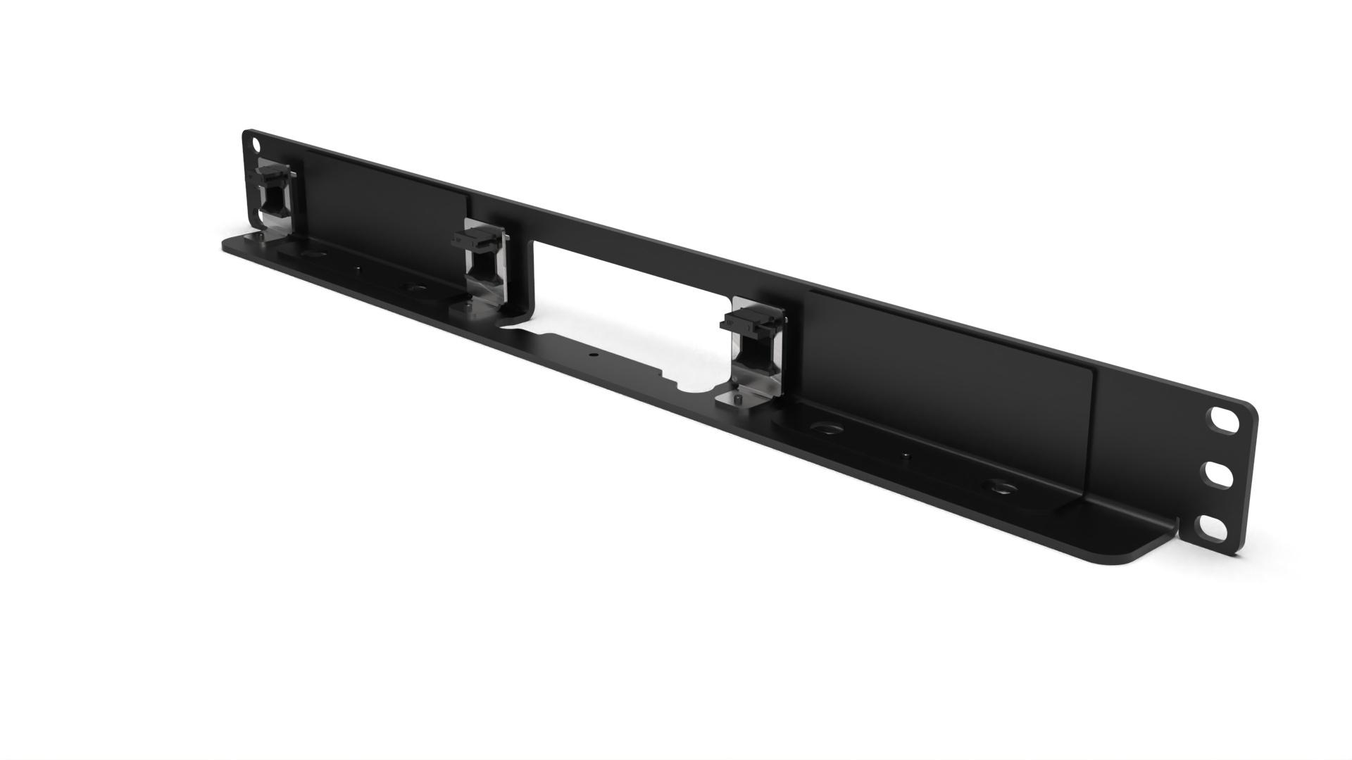 19inch 1U RackMount kit for 1-3 NUC's including 2x blind cover ...