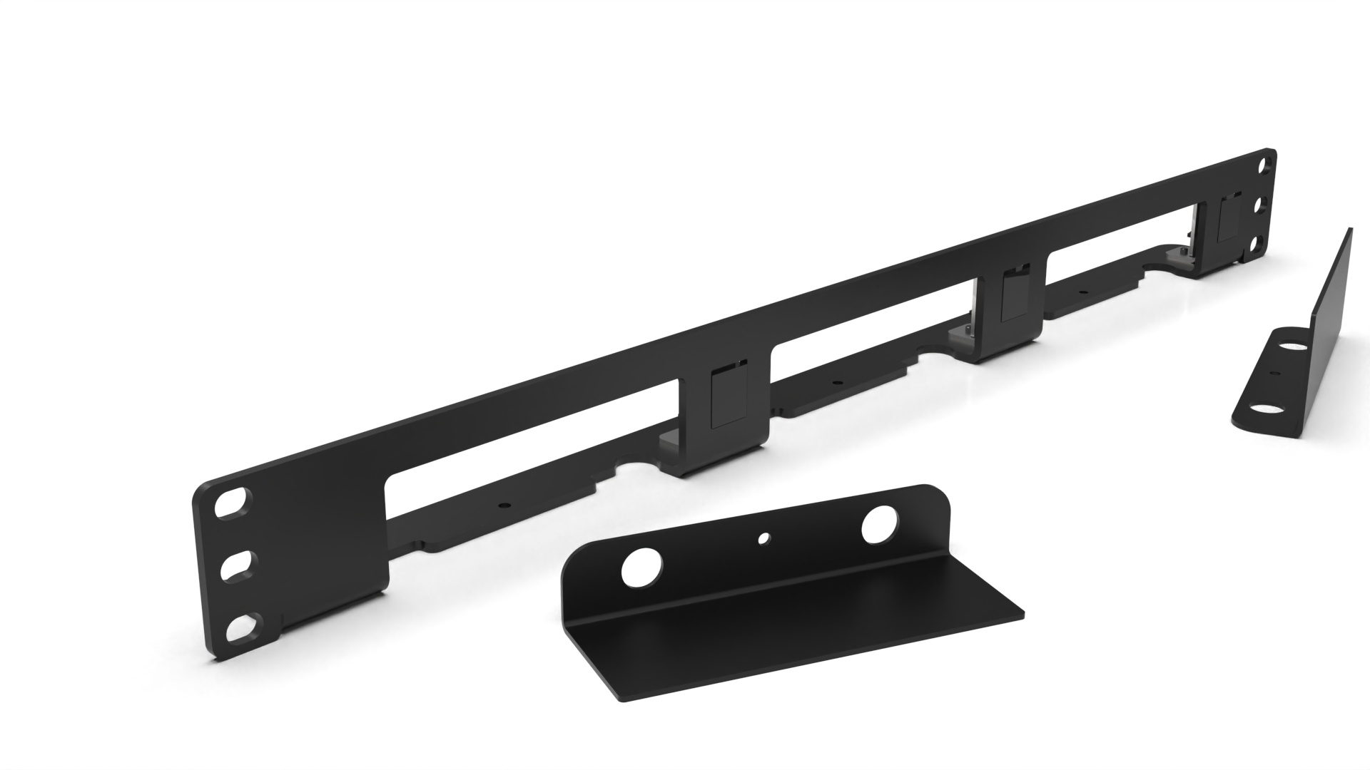 19inch 1U RackMount kit for 1-3 NUC's including 2x blind cover ...