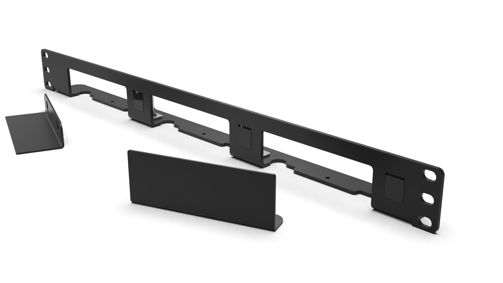 19inch 1U RackMount kit for 1-3 NUC's including 2x blind cover ...