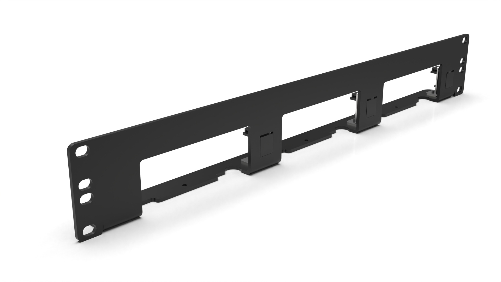 19 inch 1.5U RackMount kit voor 1-3 NUC's including 2x blind cover ...