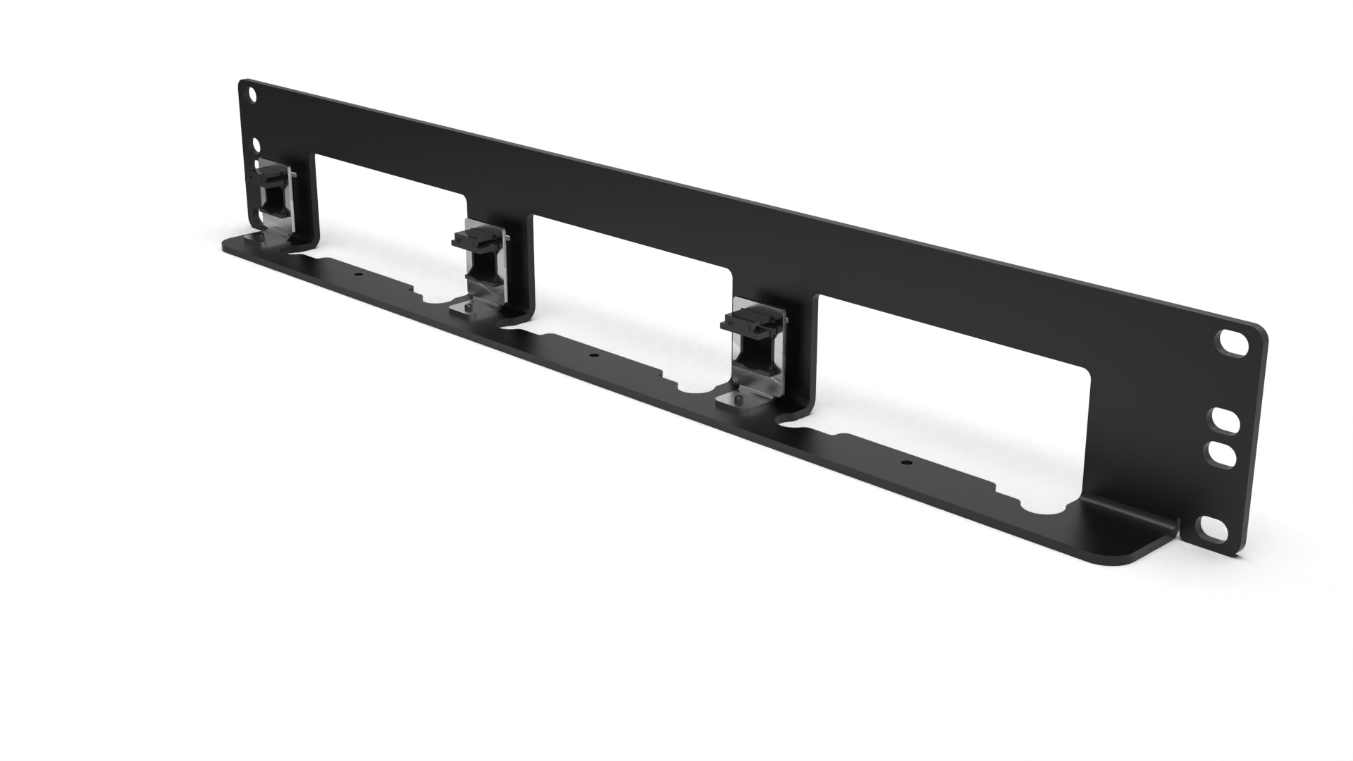 19 inch 1.5U RackMount kit voor 1-3 NUC's including 2x blind cover ...