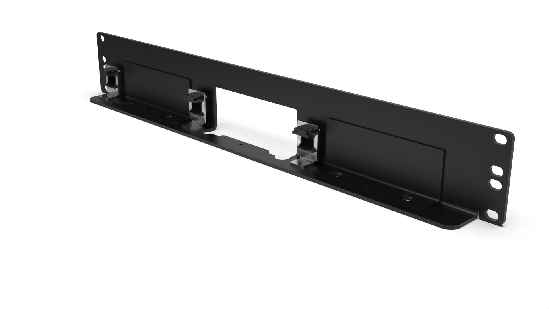 19 inch 1.5U RackMount kit voor 1-3 NUC's including 2x blind cover ...