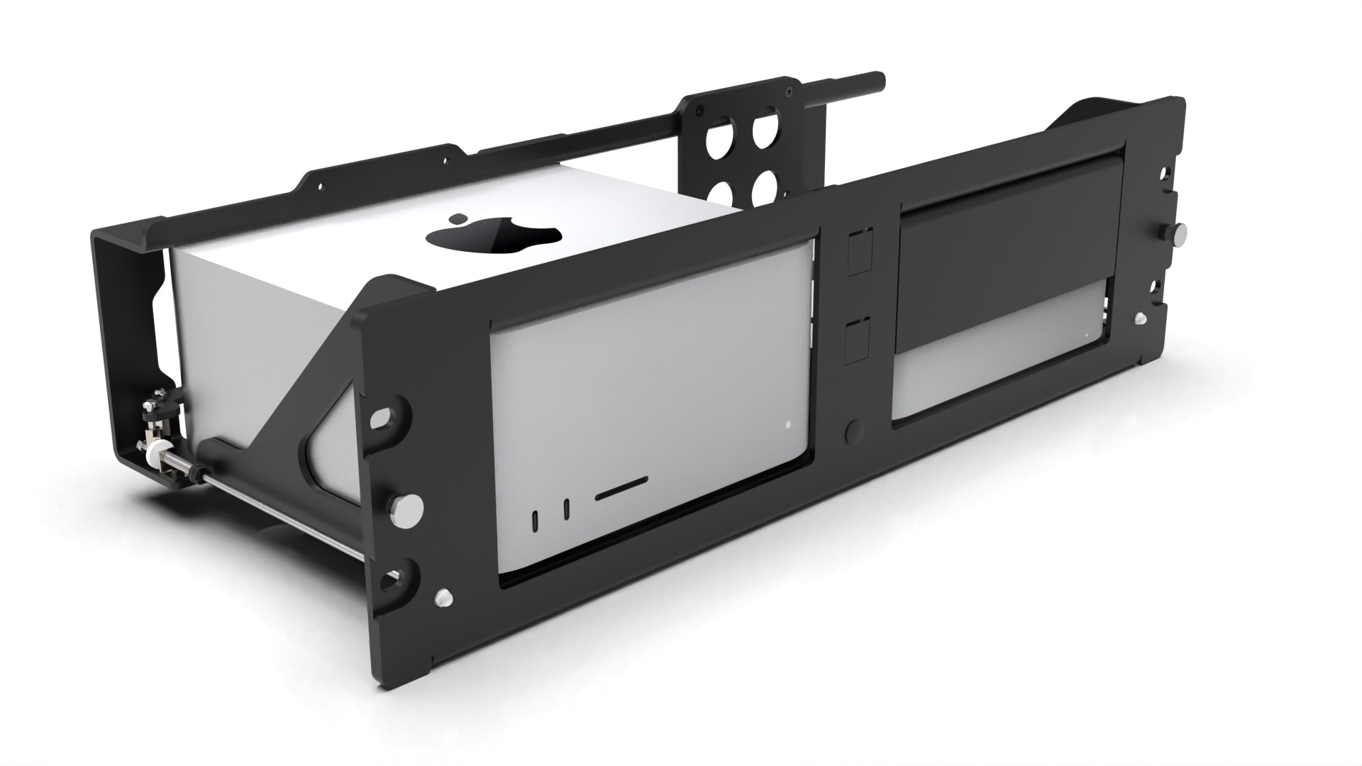 Mac Studio Rack Mount 19 inch for 1 Mac Studio & 1 Mac mini 2023 M2 ...