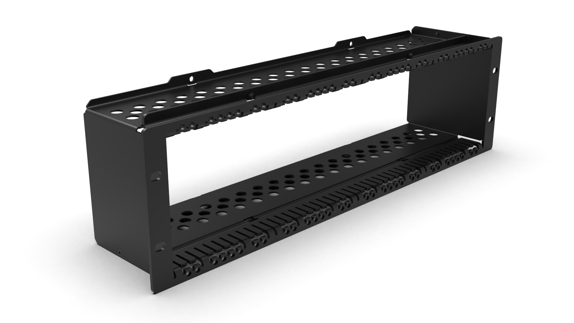 19 inch rack mount 3U Pro Enclosed for 12x RASPBERRY Pi - FRONT REMOV. - MyElectronics