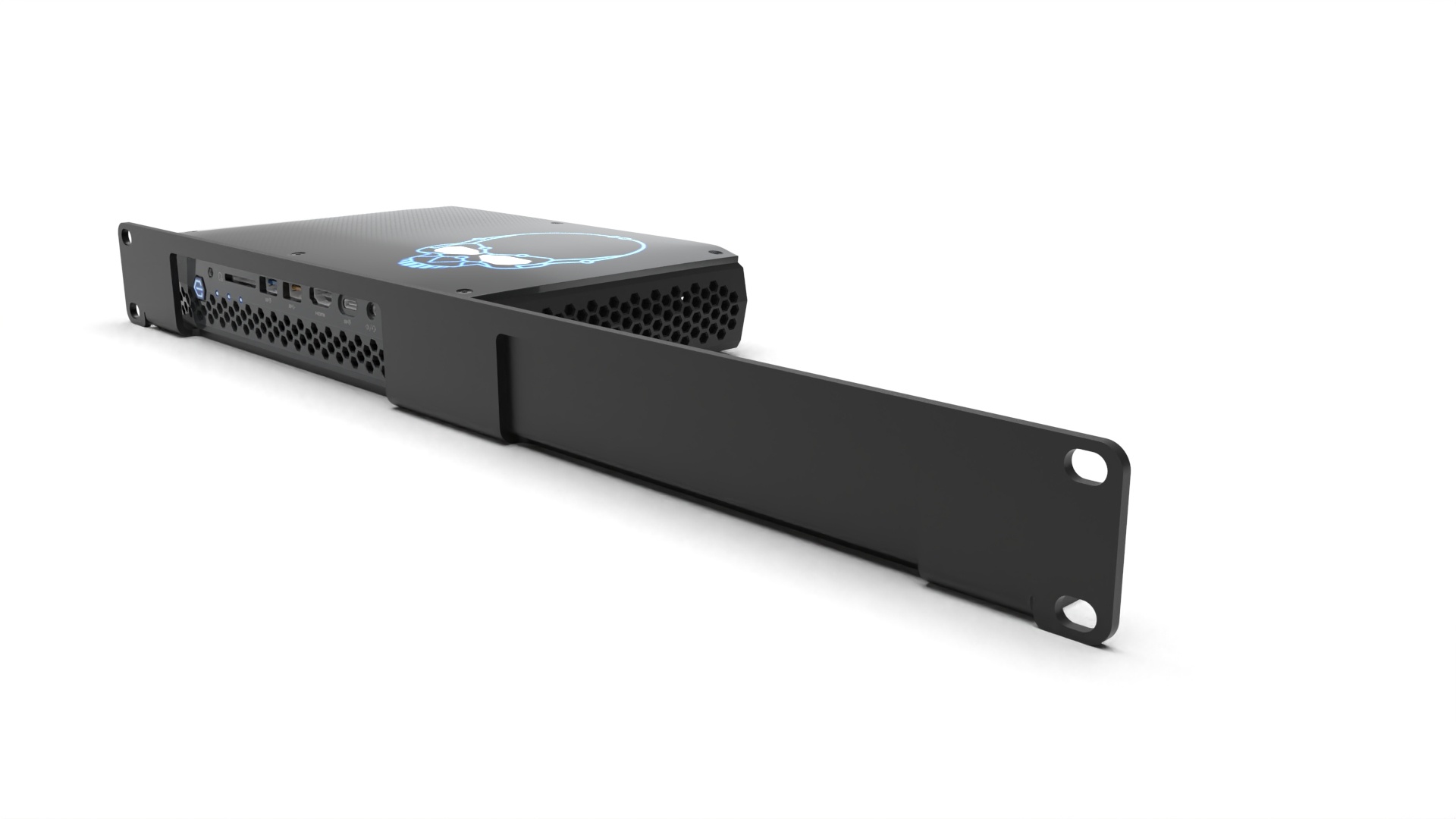 Hades Canyon NUC 1U 19inch Rackmount for 1-2 Nucs NUC8i7HNK / NUC8i7HVK ...