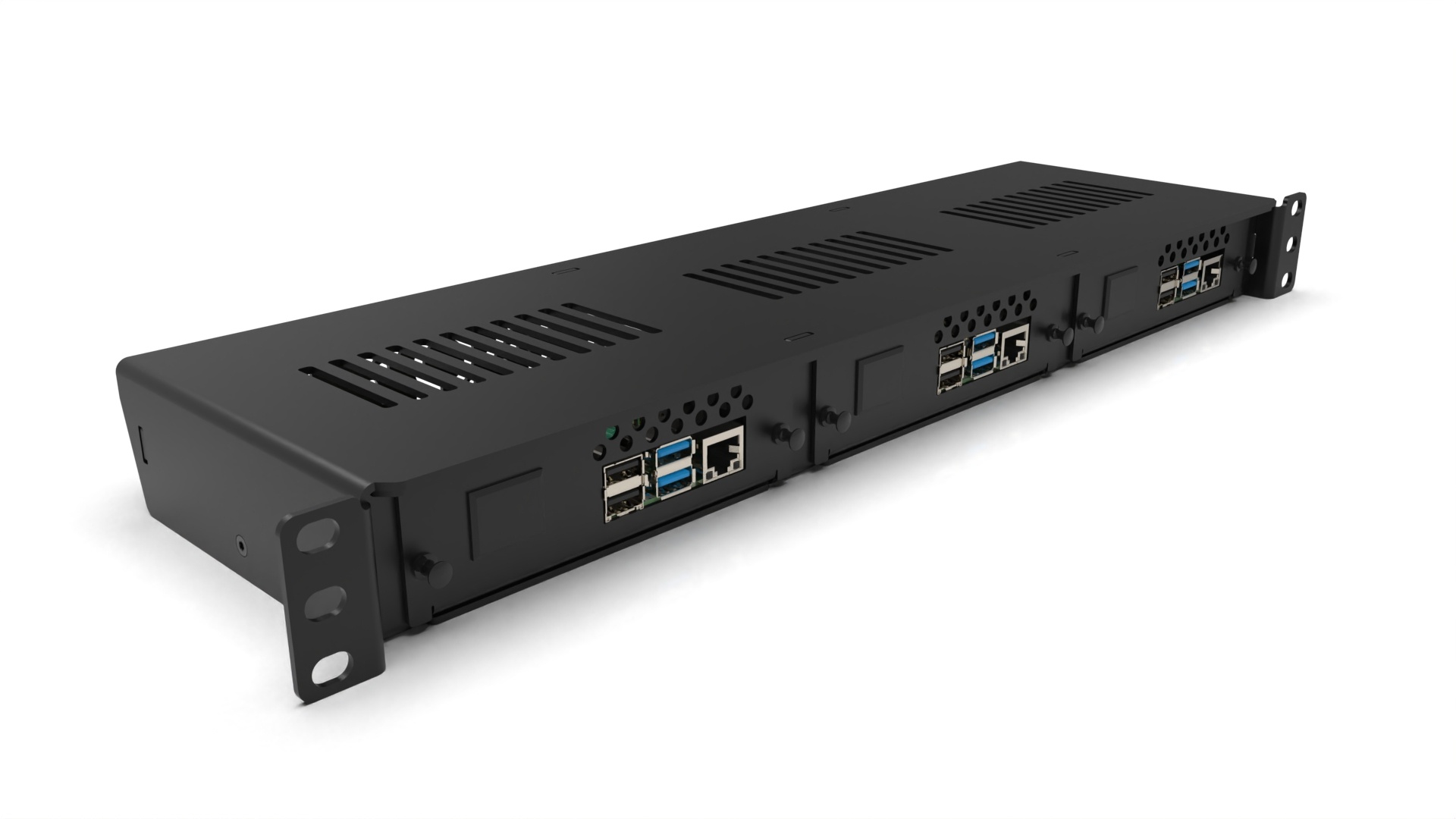 Raspberry Pi Tray Pro Enclosed - FRONT REMOVABLE - MyElectronics