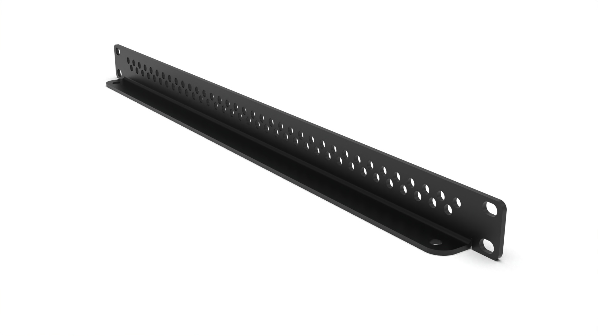 19-inch 0.75U rack mount plate vented - MyElectronics