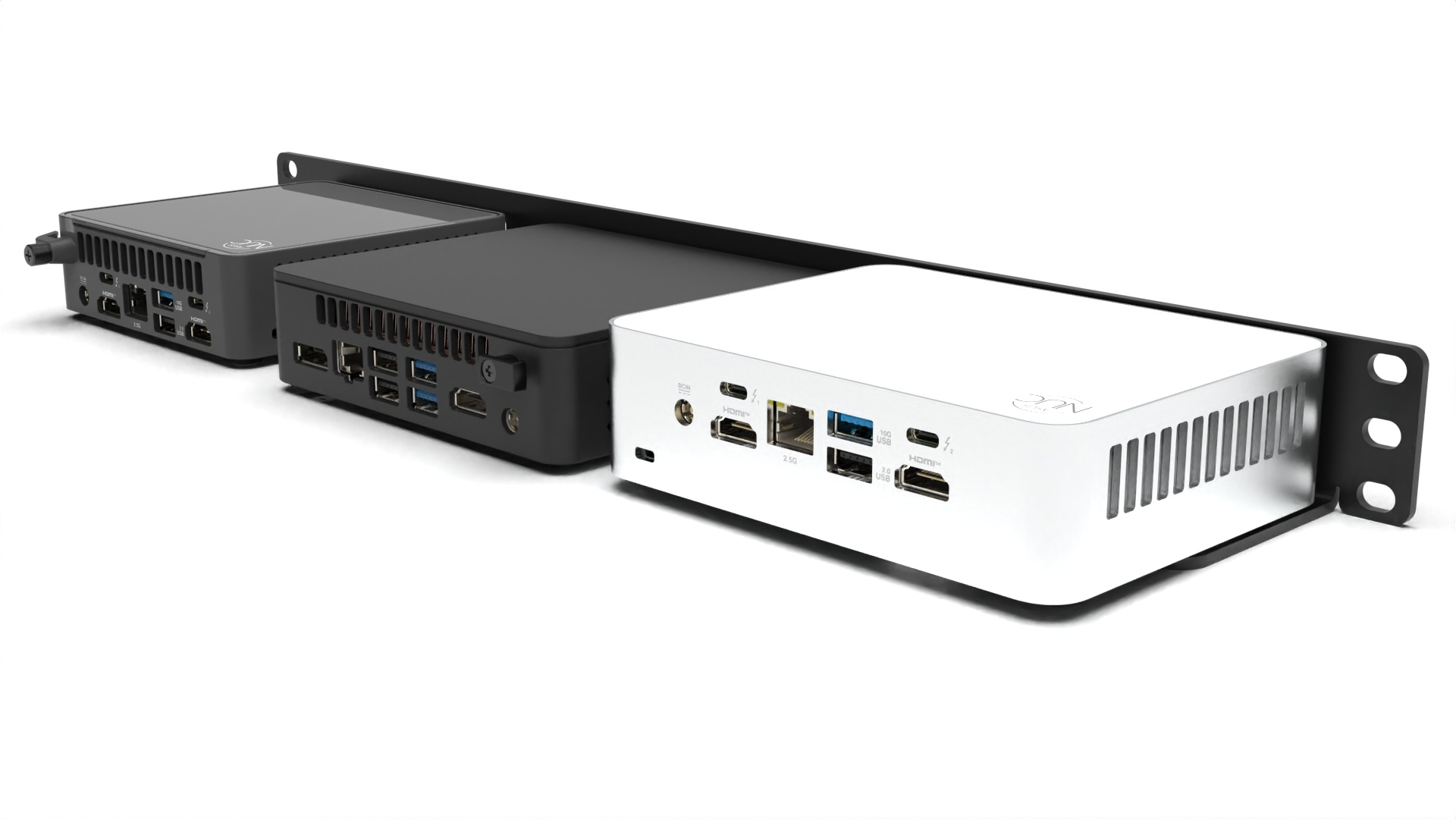 19-inch 1U rack mount for 1~3 NUC Essential/Pro/Pro+ - MyElectronics