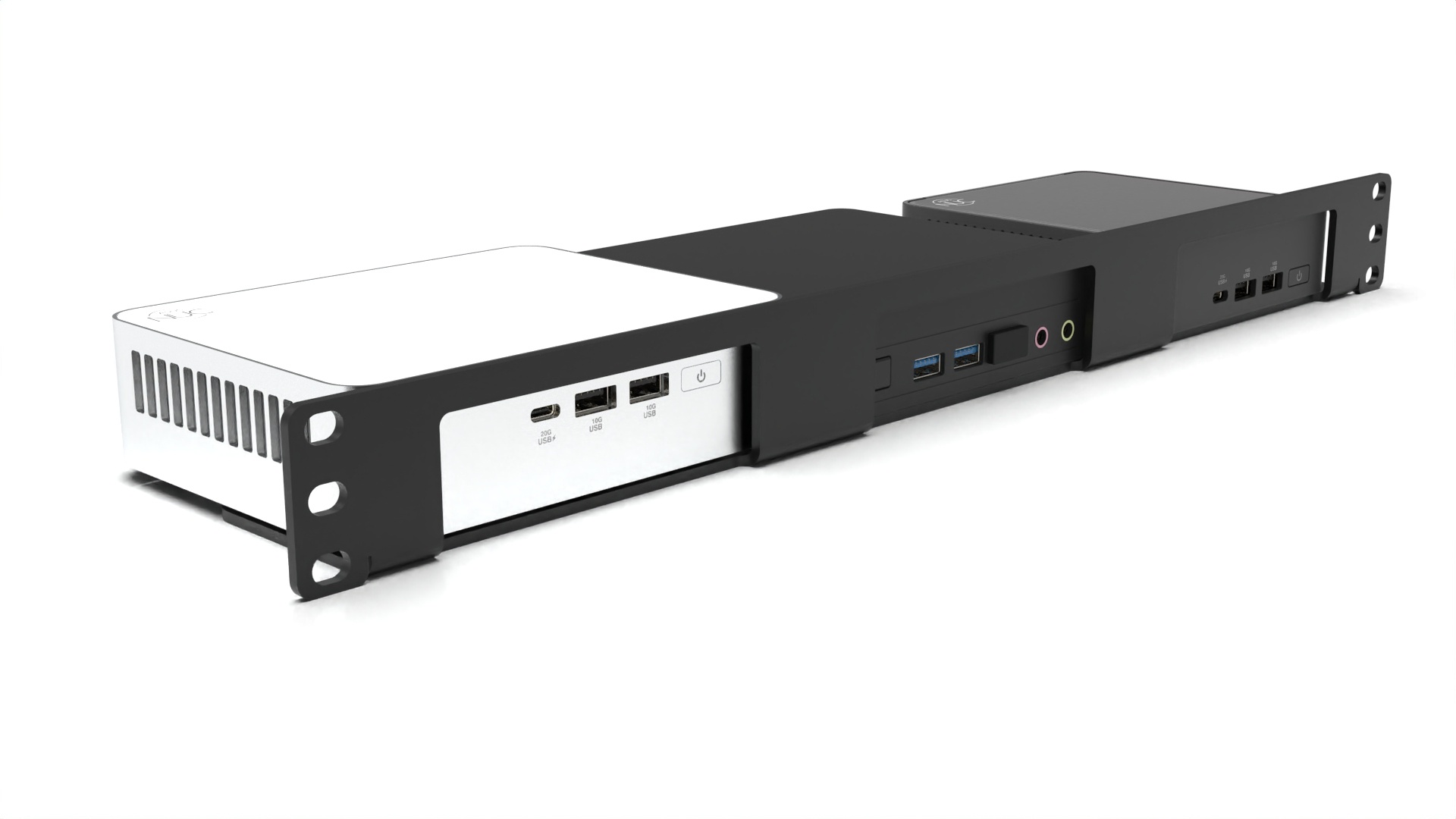 19-inch 1U rack mount for 1~3 NUC Essential/Pro/Pro+ - MyElectronics