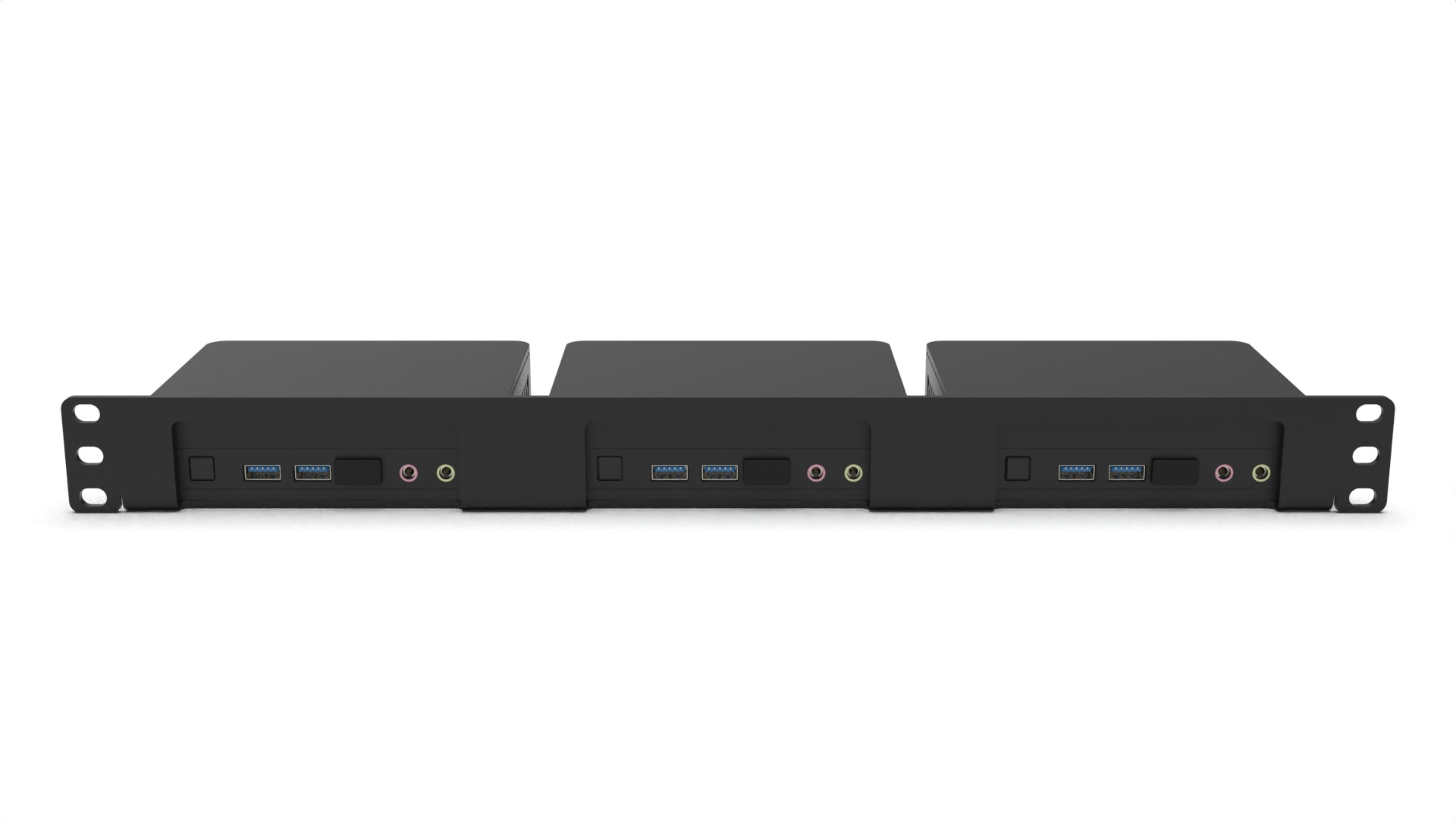 19-inch 1U rack mount for 1~3 NUC Essential/Pro/Pro+ - MyElectronics