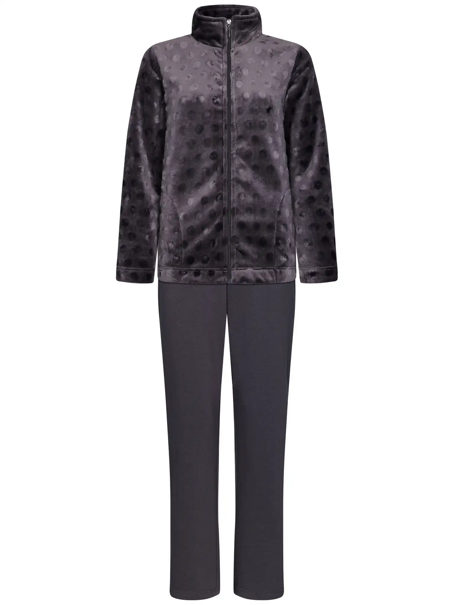 Pastunette fleece huispak dames - Grijs - Sliponline