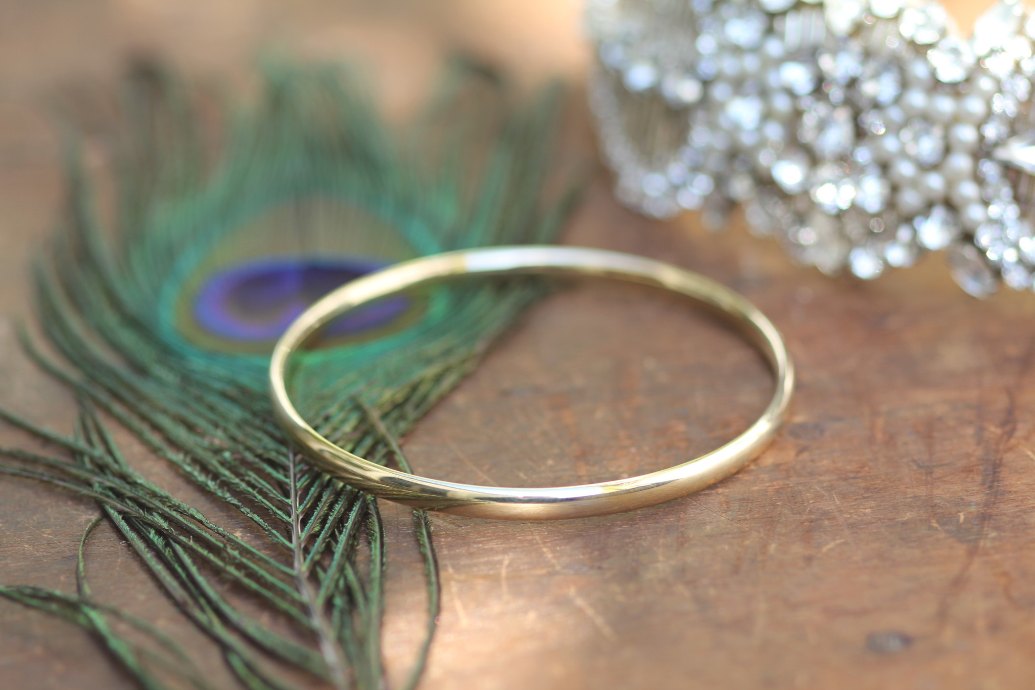KENSINGTON Gold Solar Bangle - Joulberry
