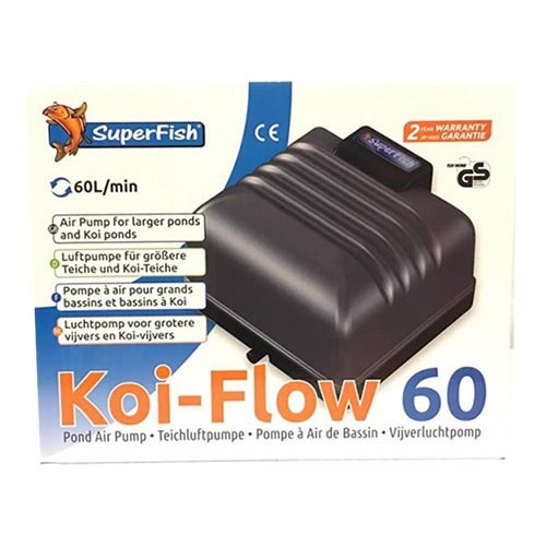 Superfish Luchtpomp Koi Flow 60 kopen | PEEKOI.NL - Peekoi