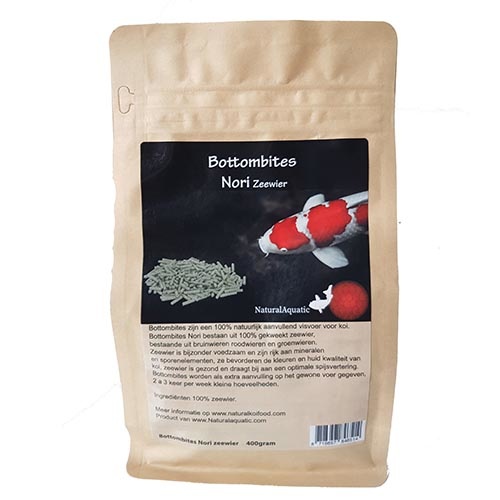 Natural Koifood Bottombites Nori 400 gram kopen | PEEKOI.NL - Peekoi