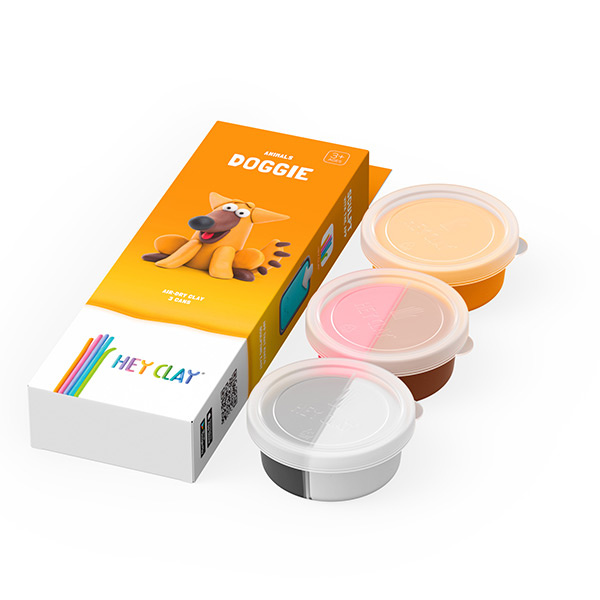 Hey Clay modeling clay farm animal: dog | Little Thingz