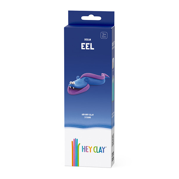 Hey Clay modeling clay ocean: eel | Little Thingz