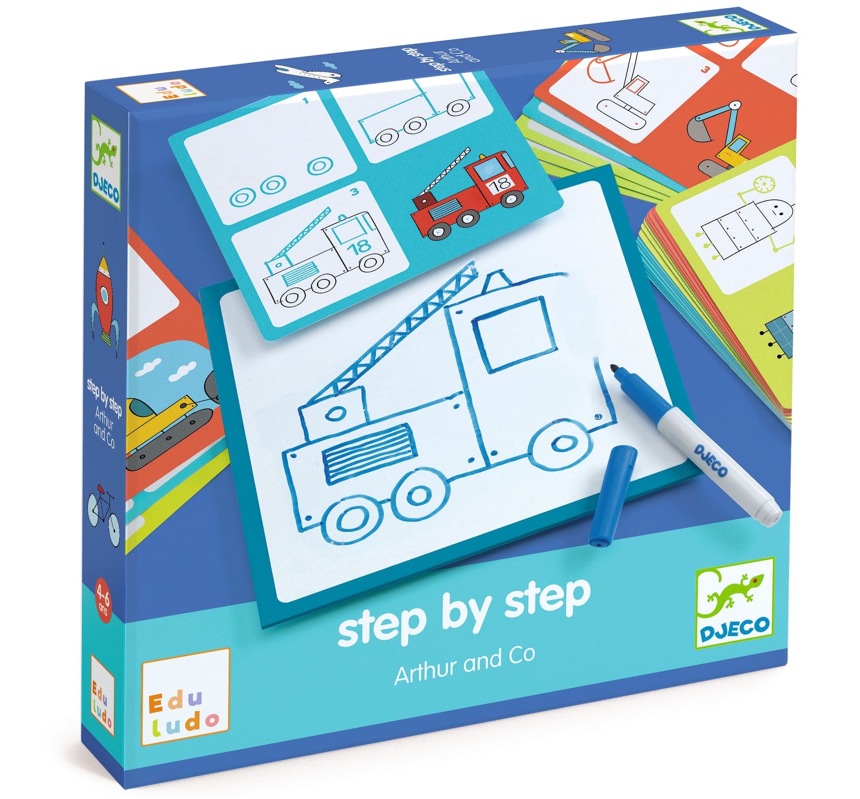 Djeco learn to draw Step by Step Arthur and Co | Little Thingz