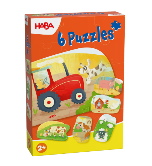 Haba | 6 Eerste Puzzels Boerderij | Little Thingz