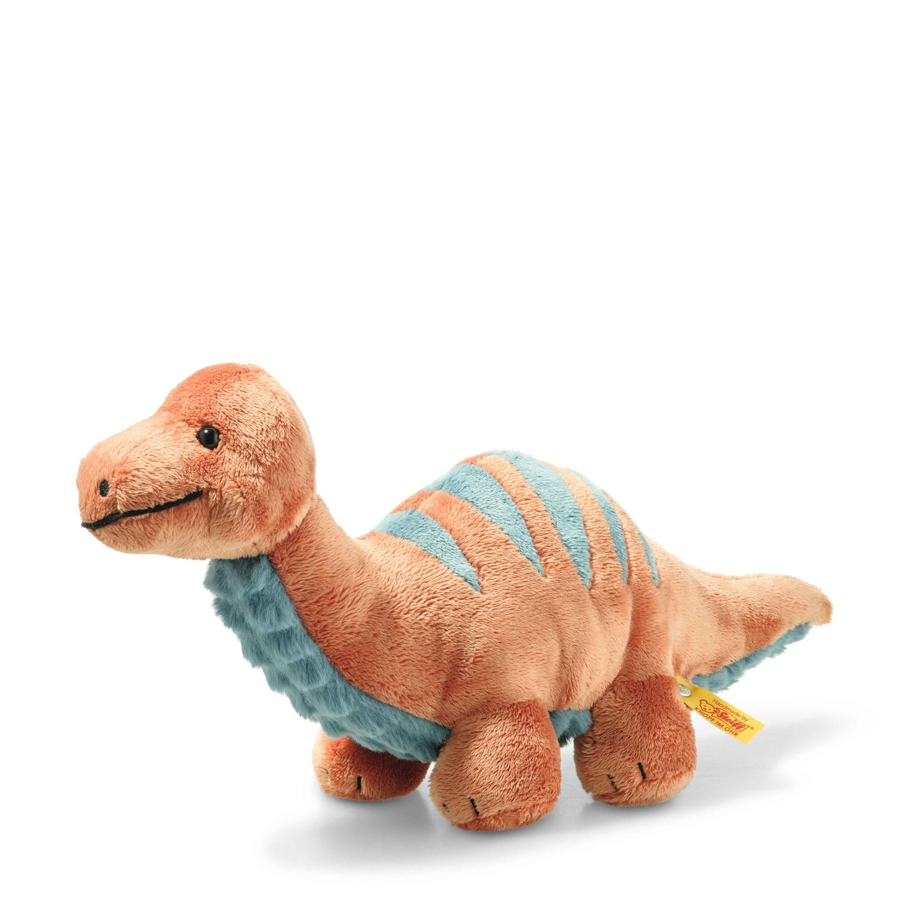Steiff| Bronko Brontosaurus 28cm Orange | Little Thingz