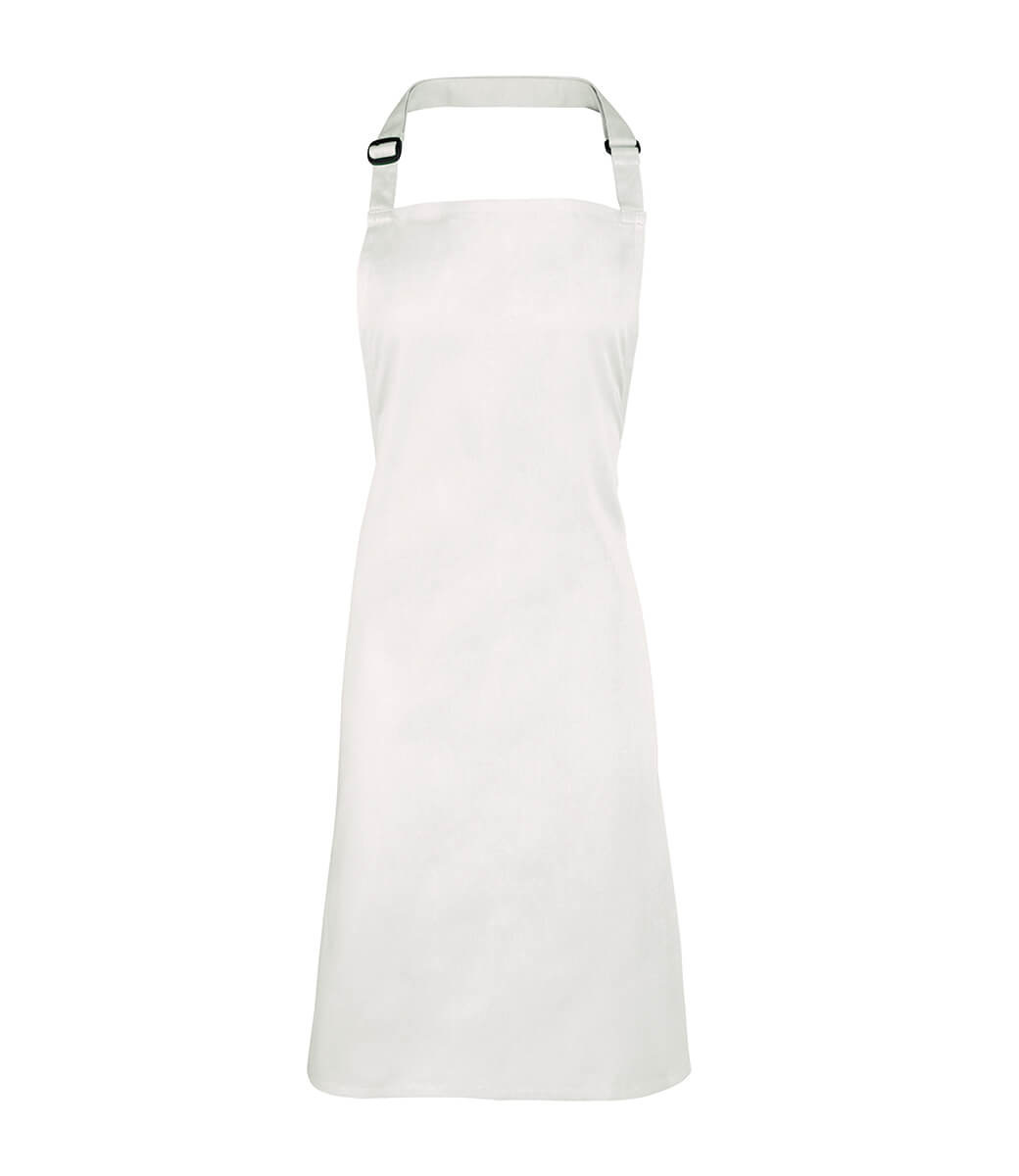 Basic horeca schort unisex wit - Fabrixs