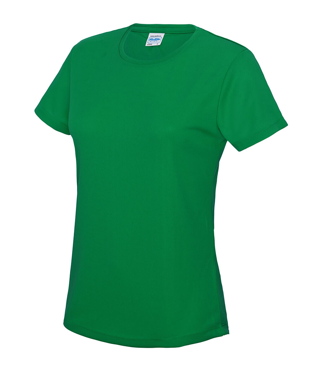 Basic T-shirt Sport Dames Groen - Fabrixs
