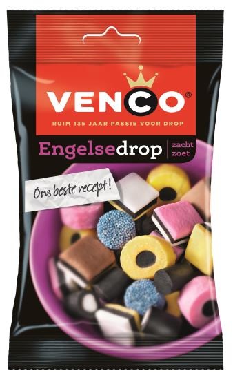 100 gr Eurolijn Engelse Drop - Snoepdiscounter.nl