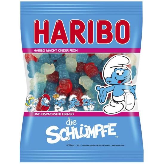 Smurfen Haribo - Doos 20 Stuks - Snoepdiscounter.nl