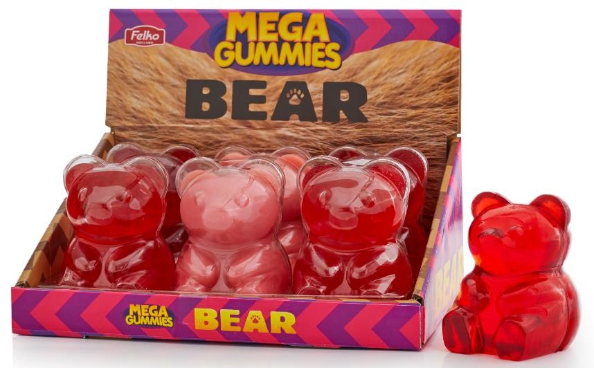 MEGA Gummies Bear -Display 6x350 gram - Snoepdiscounter.nl