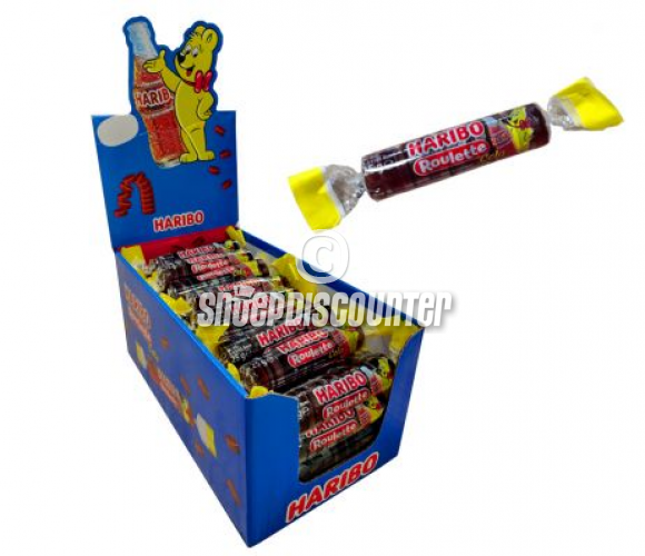 Haribo Cola Roulette Doos 50 Stuks - Snoepdiscounter.nl