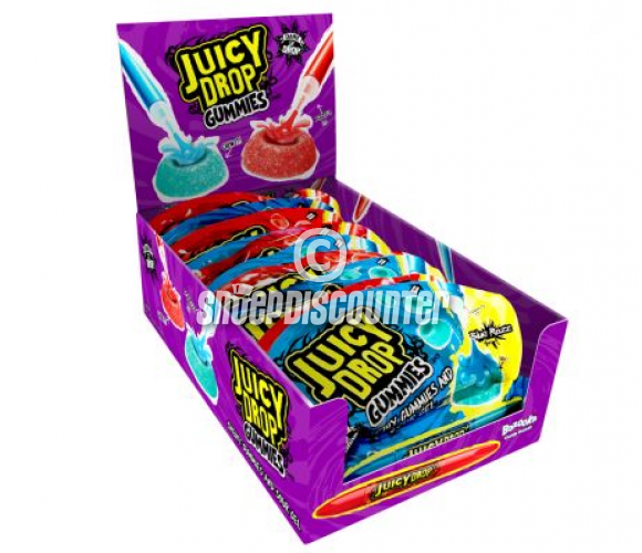 Juicy Drop Gummies Doos 12 stuks 57 gram - Snoepdiscounter.nl