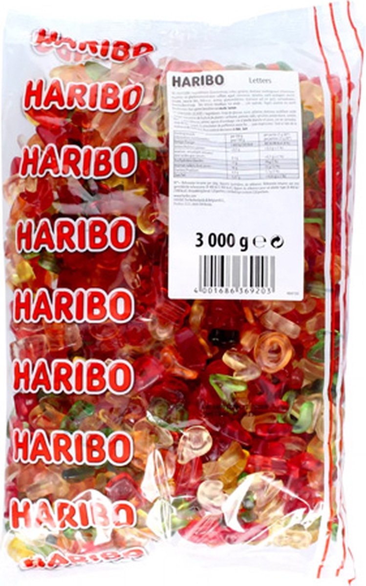 Haribo Letters - Snoepdiscounter.nl