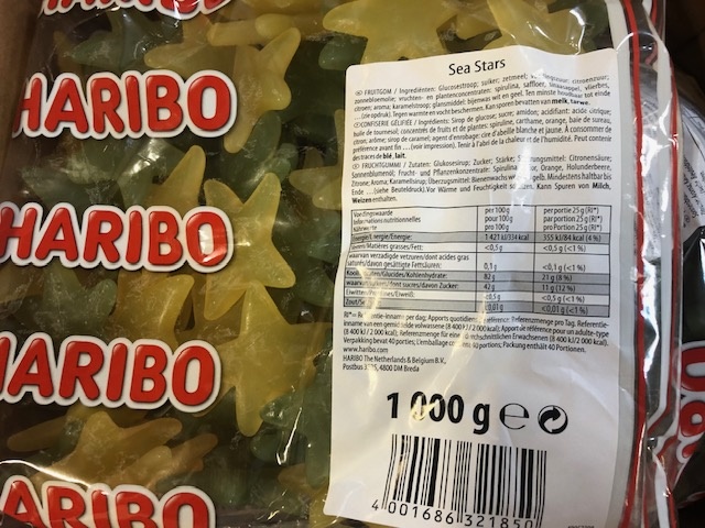 Haribo Aardbeien, giant strawberry - Snoepdiscounter.nl