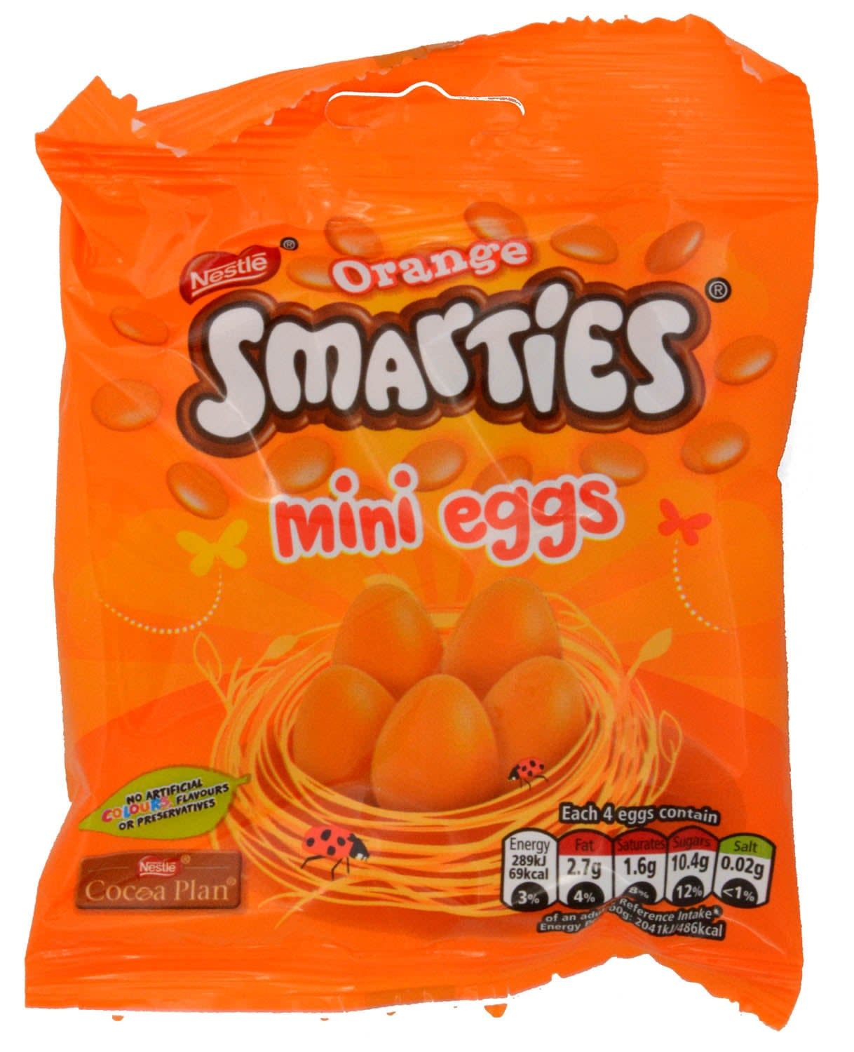 Smarties Orange Smarties Mini Eggs 80g - Made In England