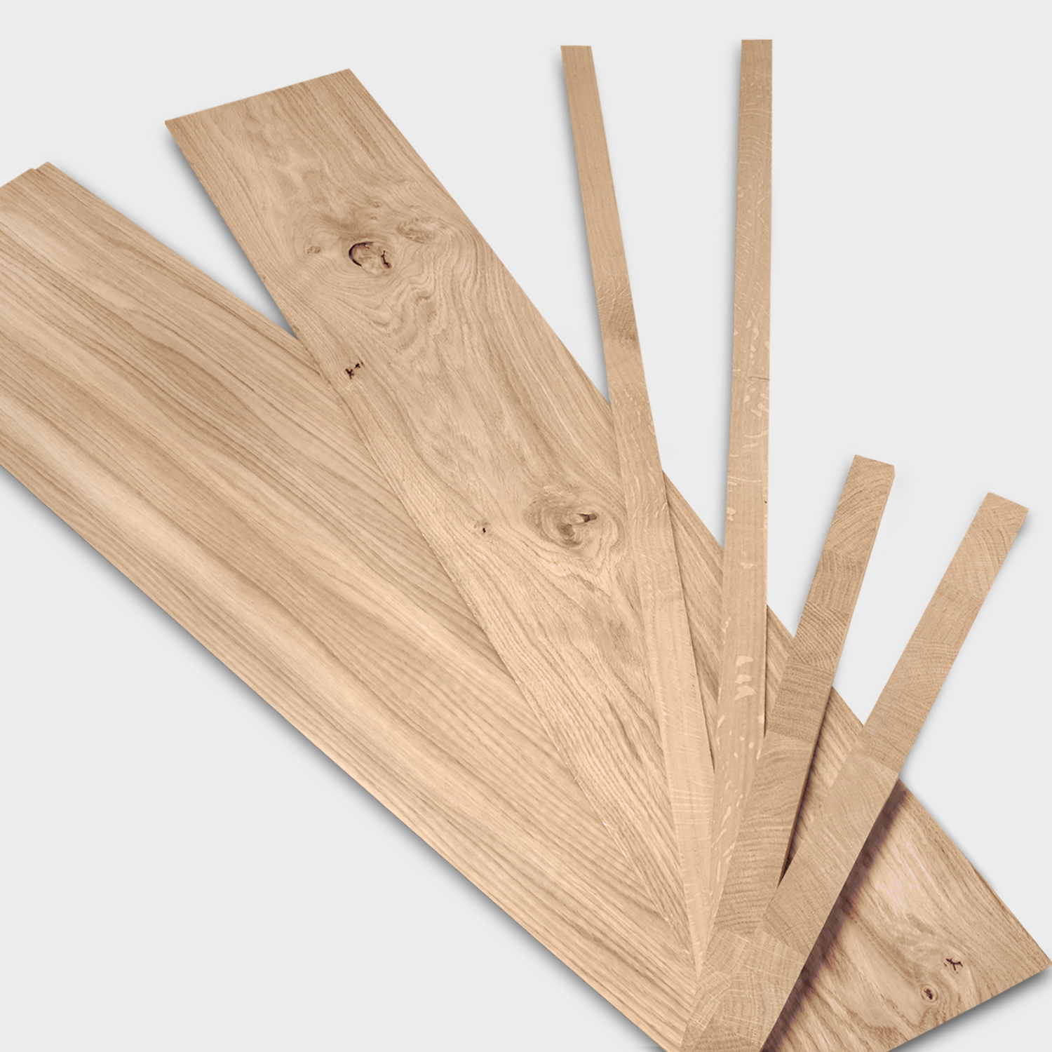 Eichenfurnier nach Maß - Furnierplatte Eiche - Echtholzfurnier ...