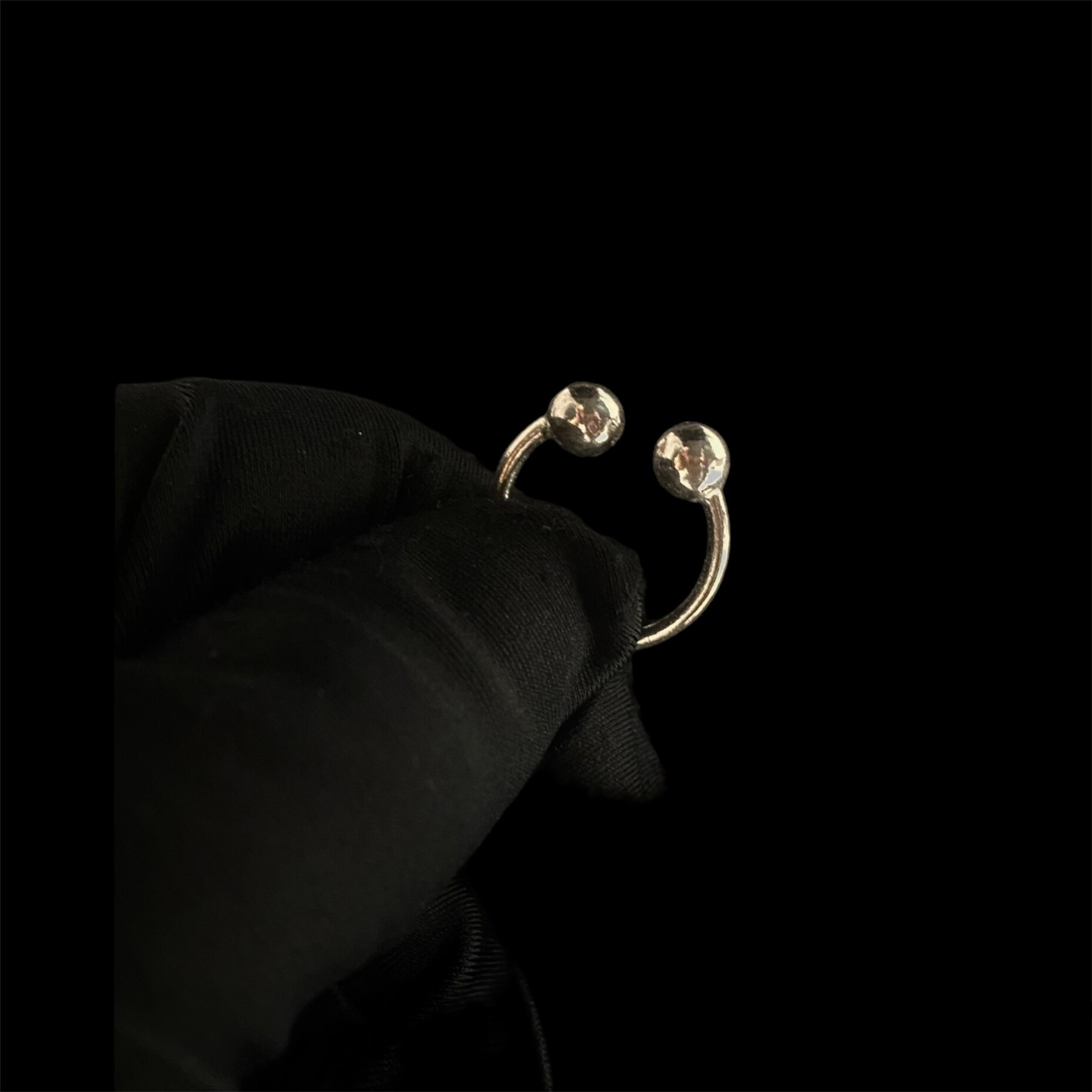 Ring zilver boei open one size - De Goud Winkel