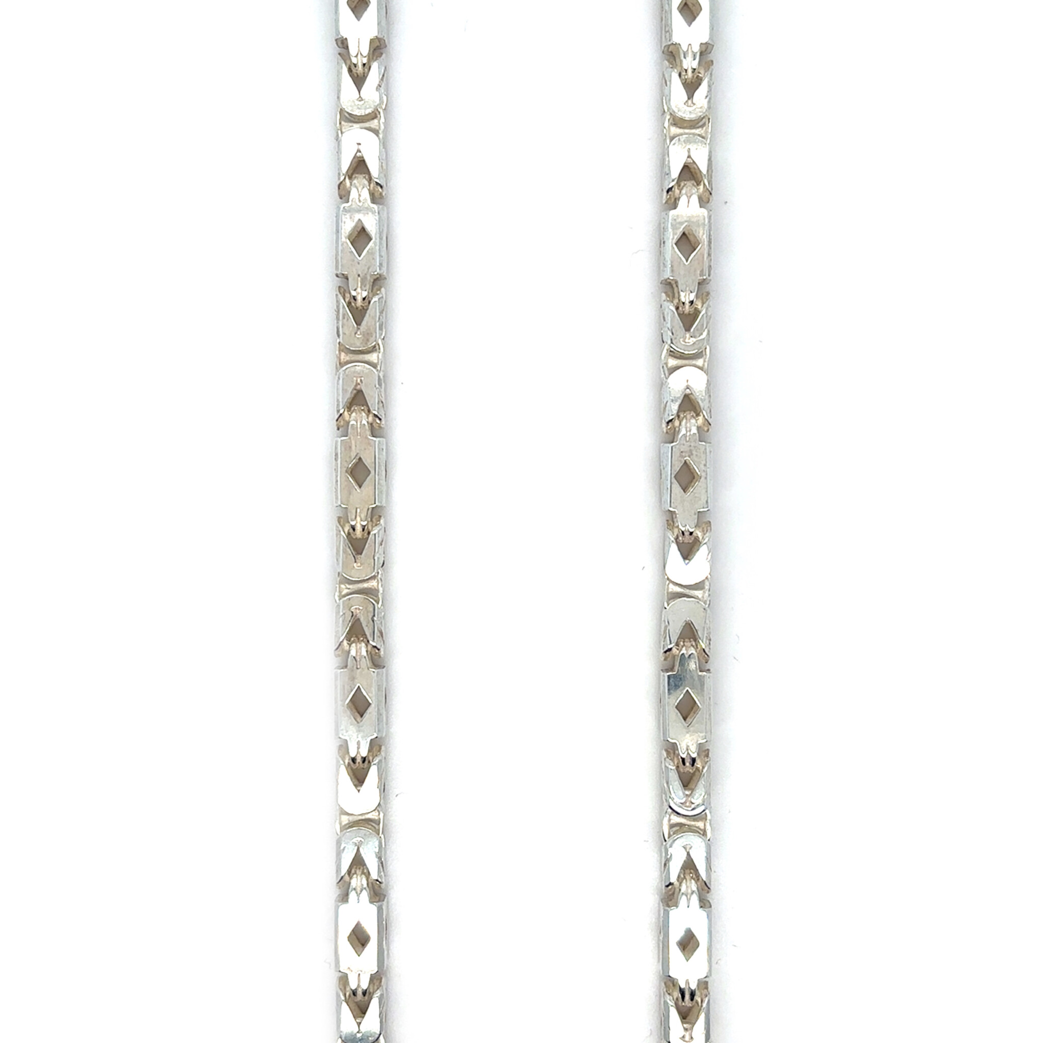 Ketting zilver Bryza schakel - De Goud Winkel