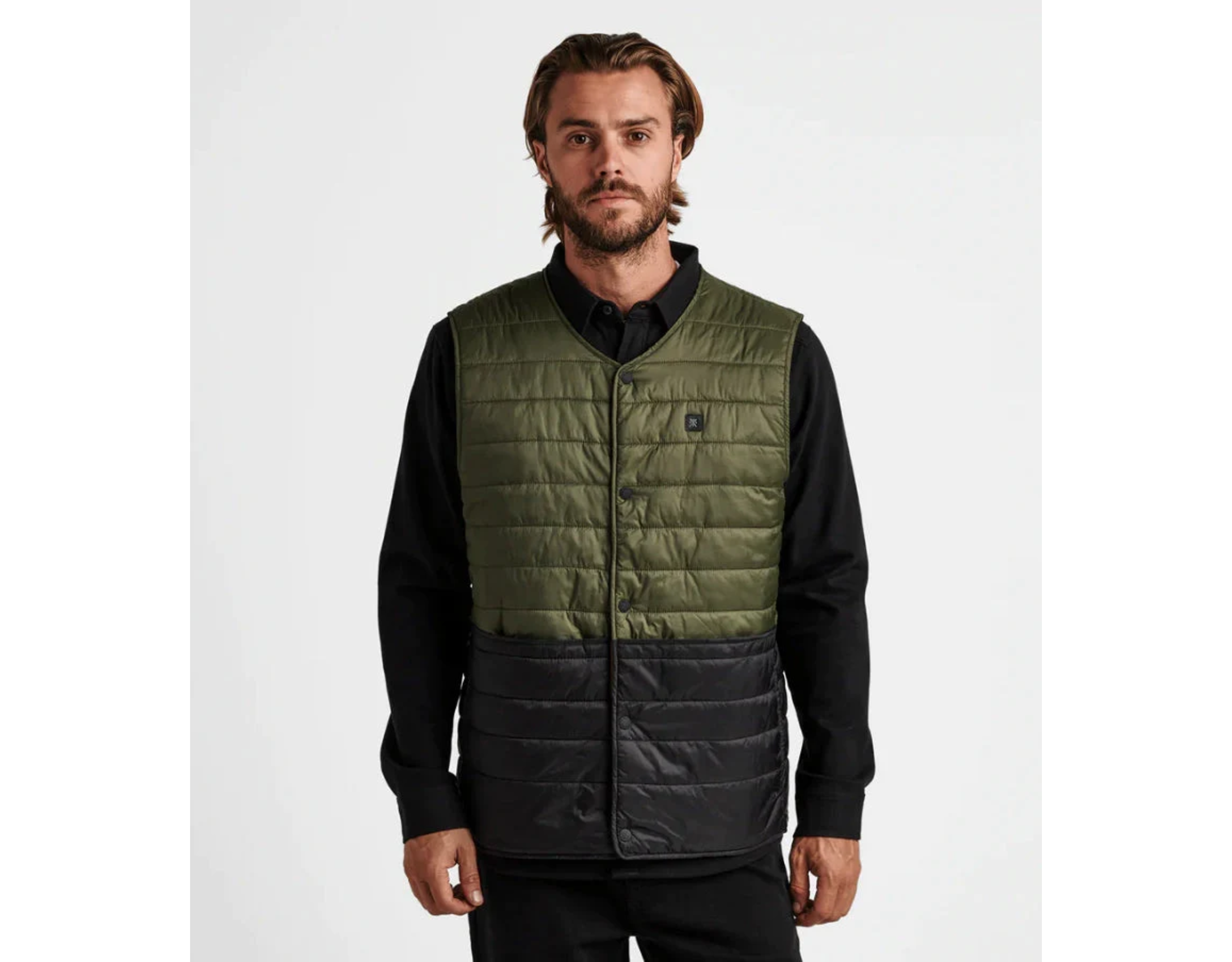 Roark Chopper Vest Dark Military | Behind The Pines Amsterdam - Behind ...