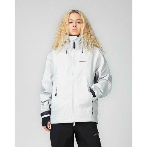Beyond Medals High Tech Jacket 3L Grey Snow - Behind the Pines
