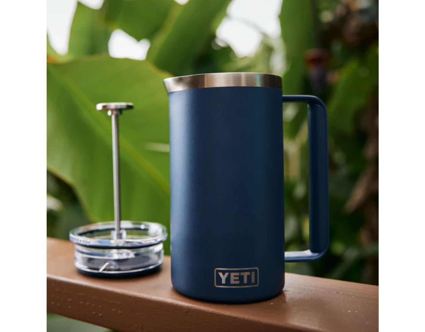 Yeti Rambler French Press 64 Oz Navy - Behind the Pines