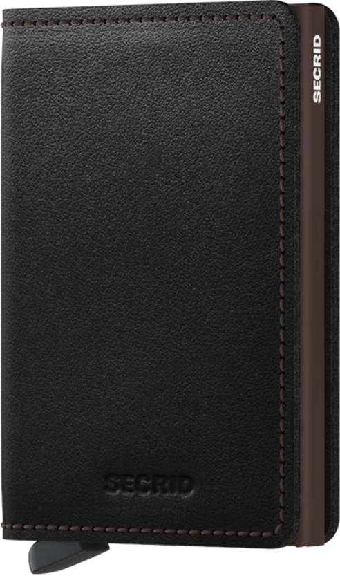 Secrid Slimwallet Original Black Brown Behind the Pines