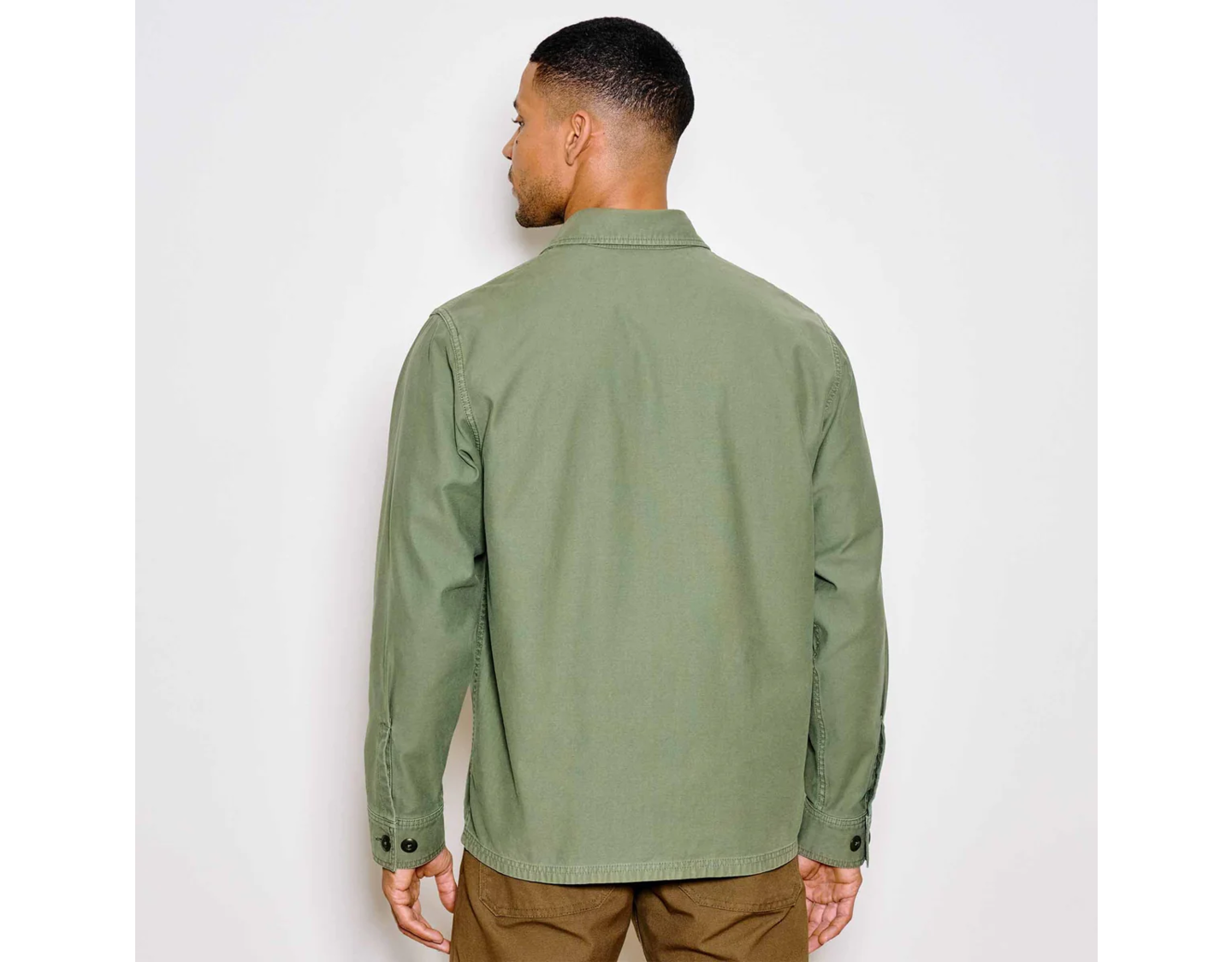Filson Field Jac-Shirt Washed Fatigue Green | Behind The Pines - Behind ...