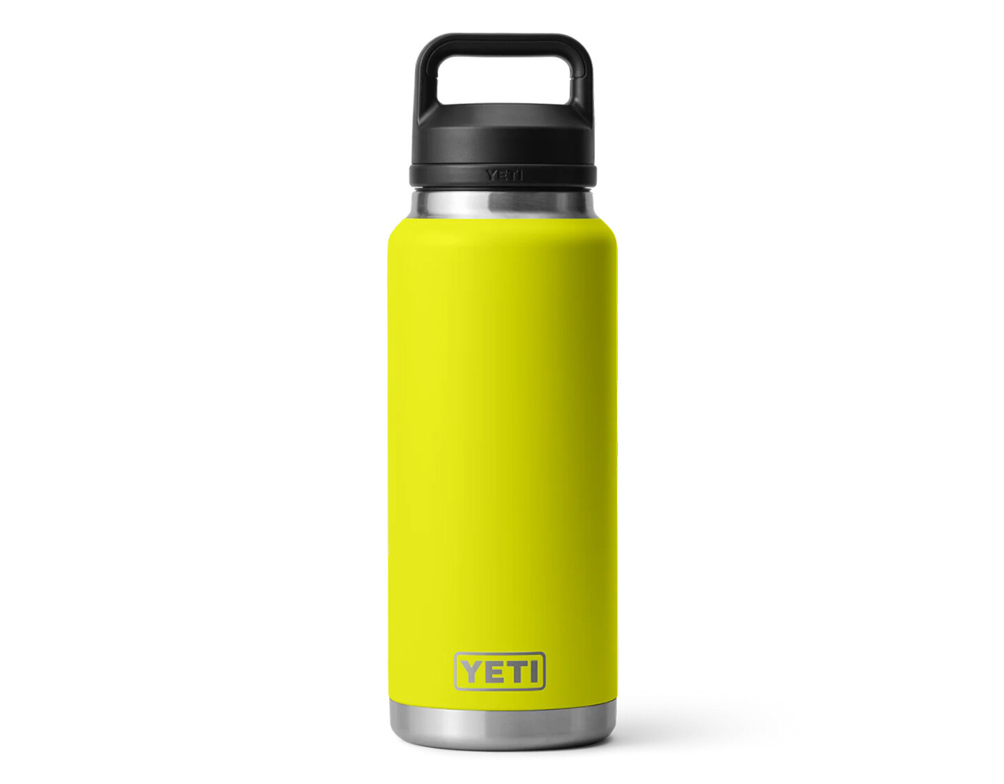 Yeti Rambler 36 oz Bottle Chug Firefly Yellow - Behind the Pines