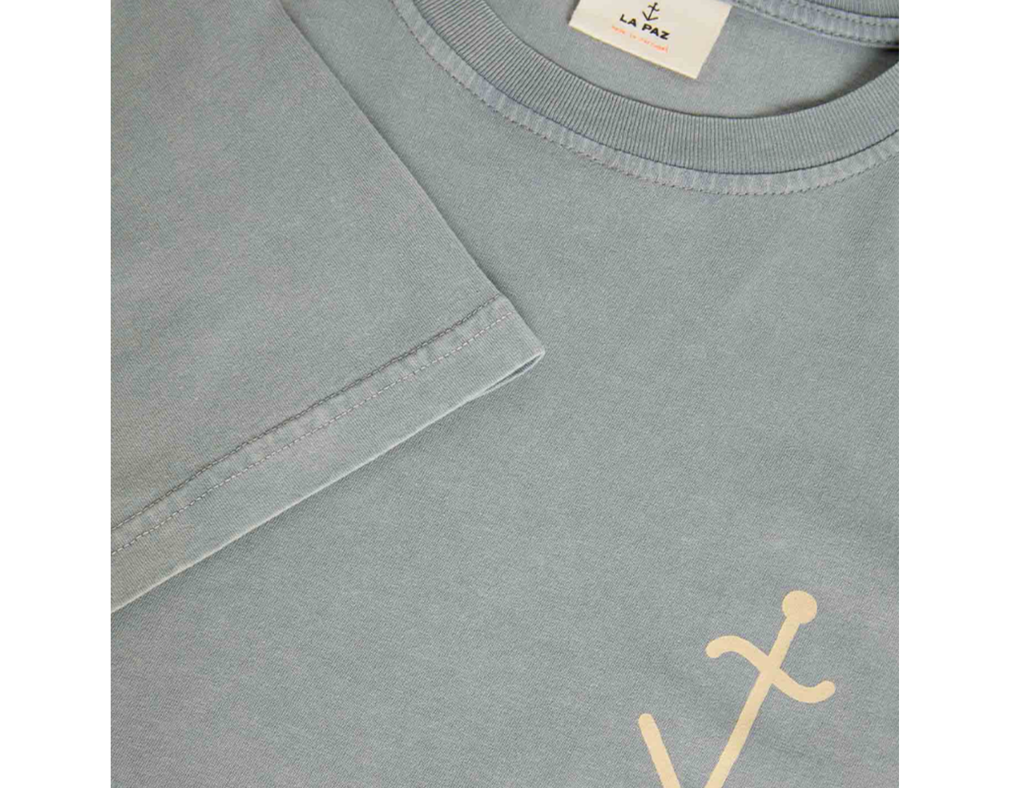 La Paz Dantas Logo T-Shirt Smoked Pearl / Clay Logo - Behind the Pines