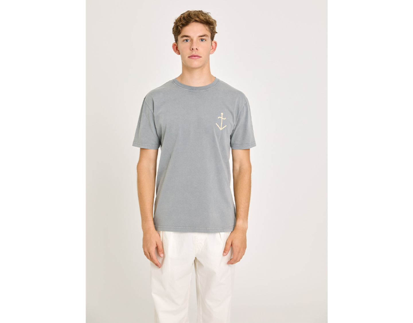 La Paz Dantas Logo T-Shirt Smoked Pearl / Clay Logo - Behind the Pines