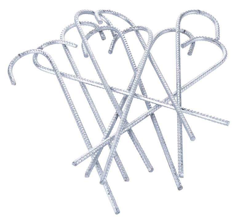 10x Grondanker staal 8mm 60cm | Giga Gaas