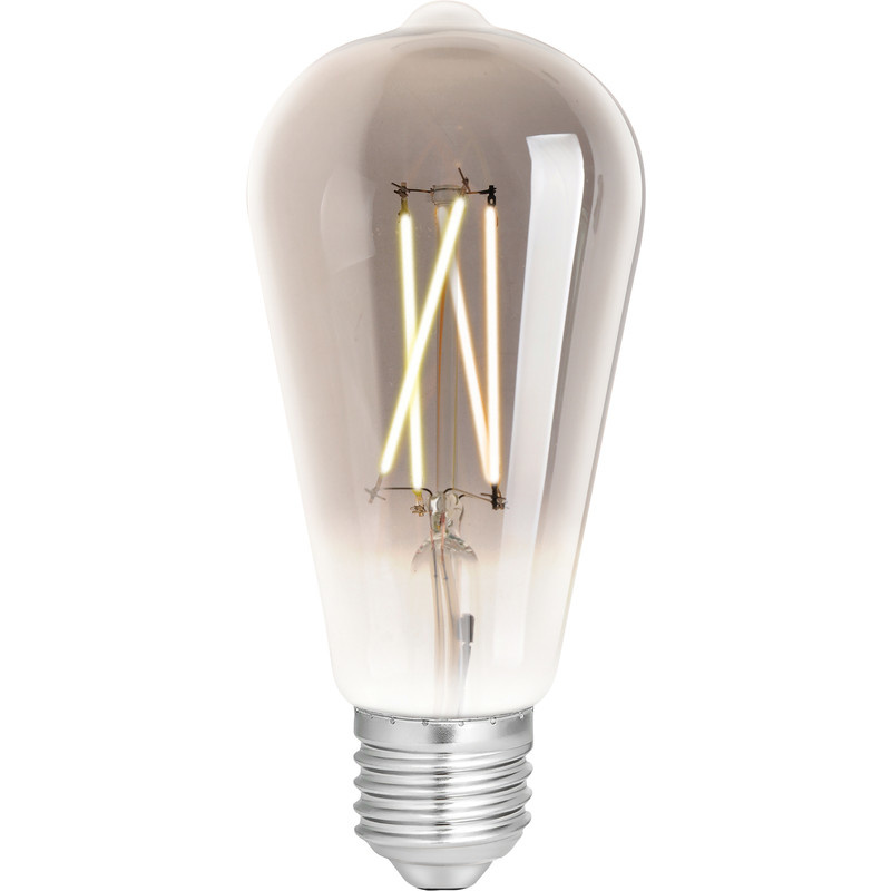 ST64 Filament Bulb Smoky E27 - The Factory Shop - Poole Lighting
