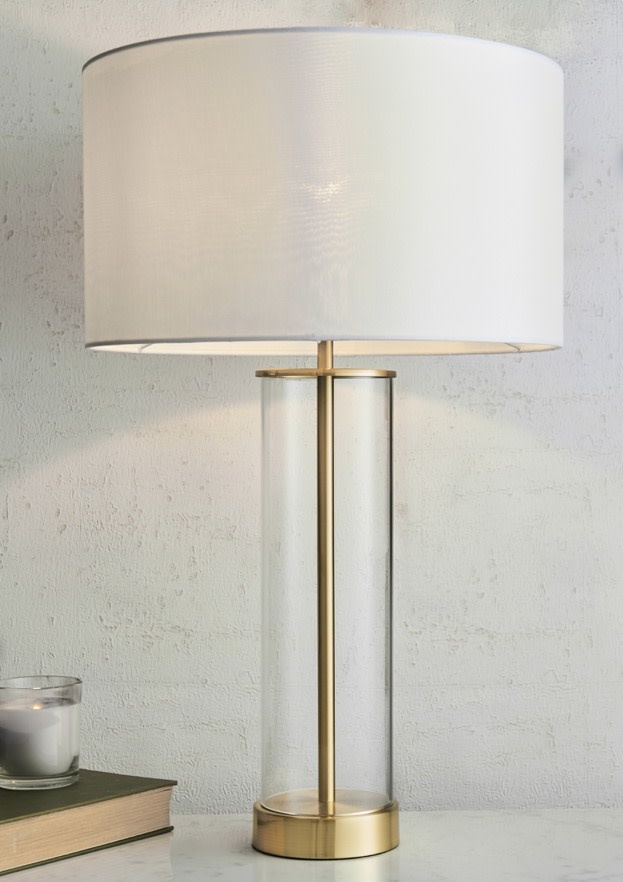 Lessina table - gold - The Factory Shop - Poole Lighting