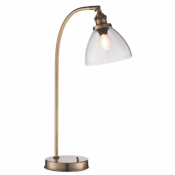 Hansen task table - A.brass - The Factory Shop - Poole Lighting