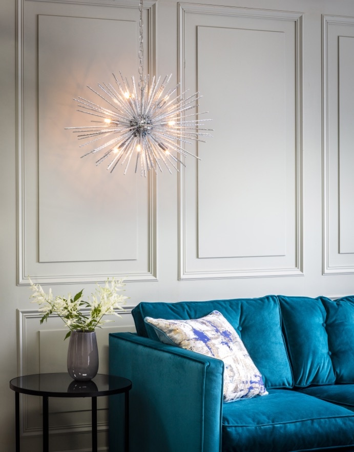 Lena 9lt pendant - The Factory Shop - Poole Lighting