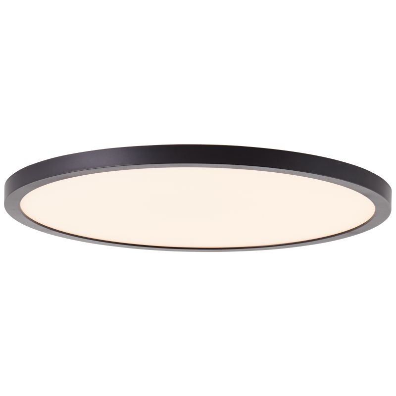 Tuco LED 30cm Ceiling Black/White - The Factory Shop - Poole Lighting